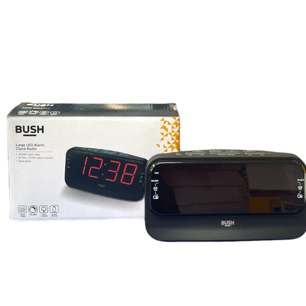 Pre-owned Bush LED Clock Radio - Own4Less
